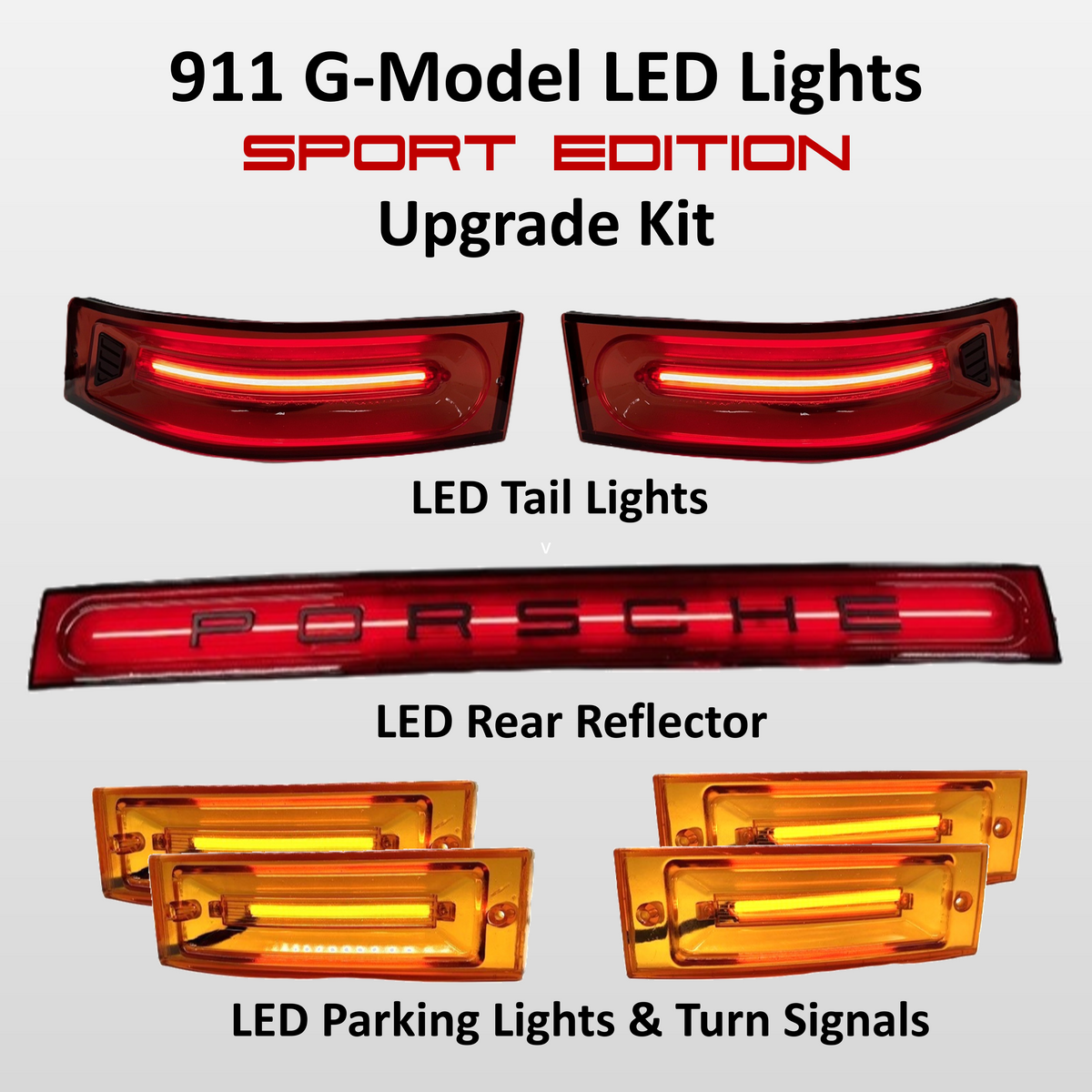 911 74-89 LED Lights Sport Edition Upgrade Kit – Flat6 illumination