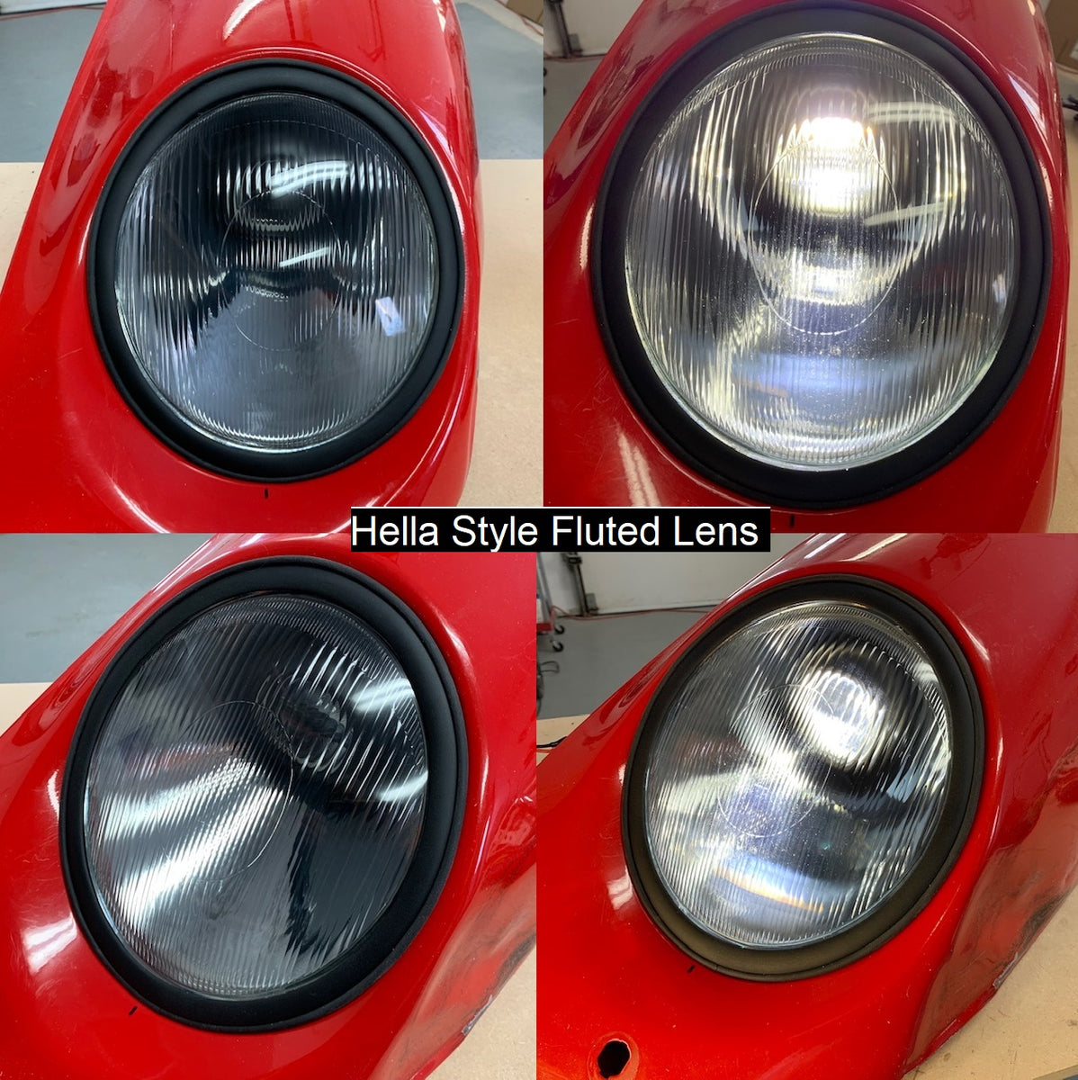 993 Bi-LED Headlights - All Chrome – Flat6 illumination